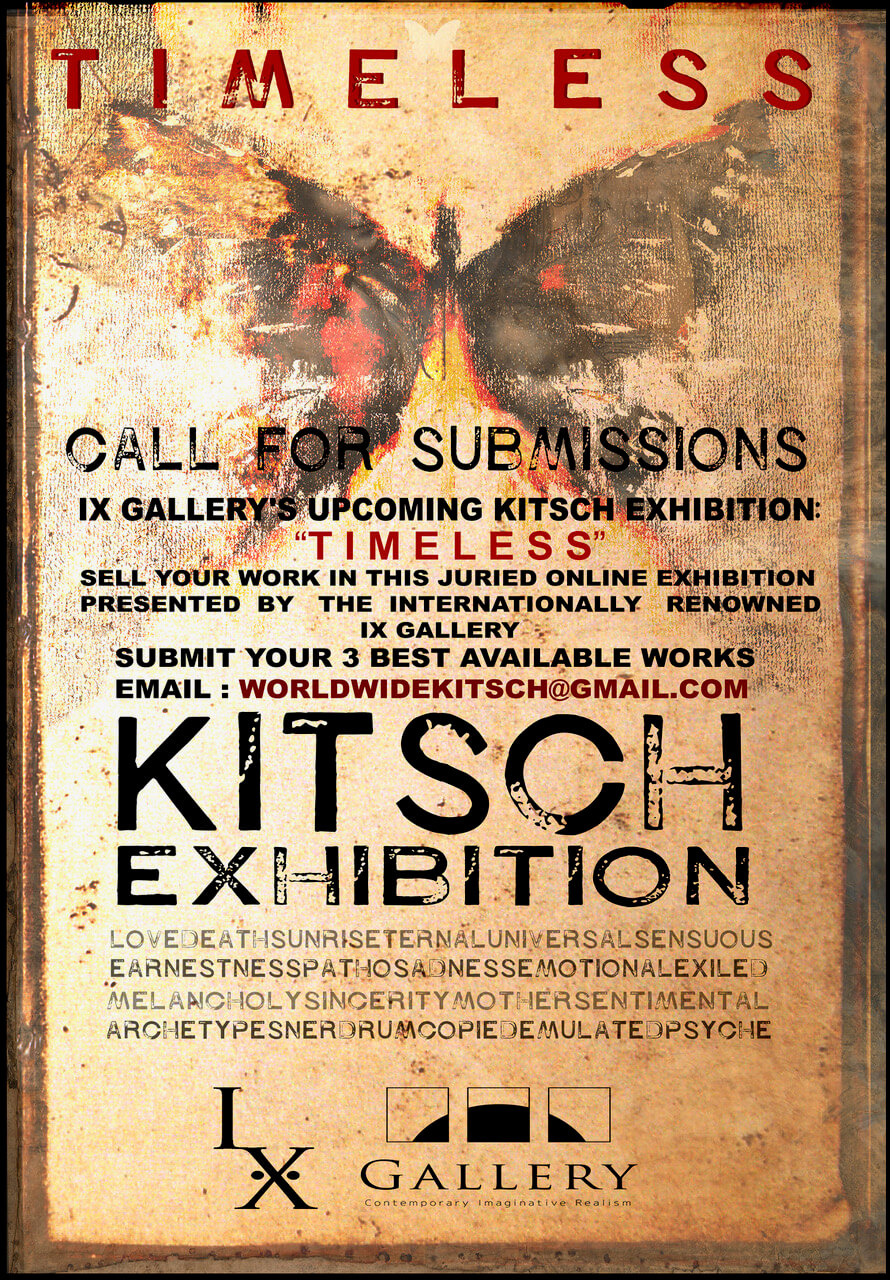 Kitsch-TimeLess Exhibition Butterfly Poster » World Wide Kitsch